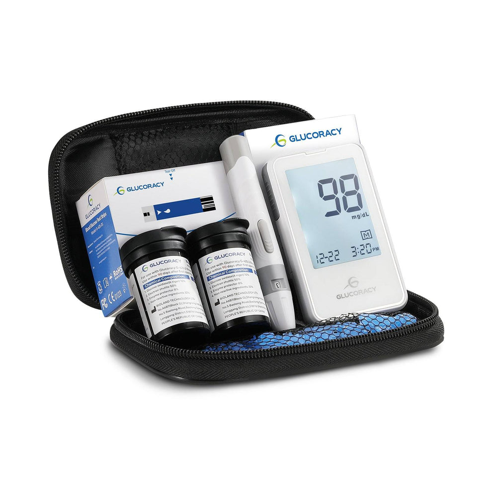 Glucoracy G-425-2 Glucose Monitor Kit | Complete Starter Set